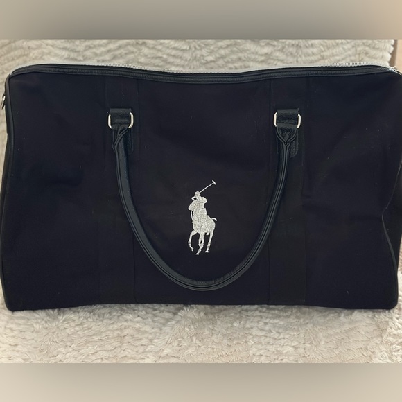 Polo by Ralph Lauren | Bags | Ralph Lauren Polo Parfums Black Duffle | Poshmark